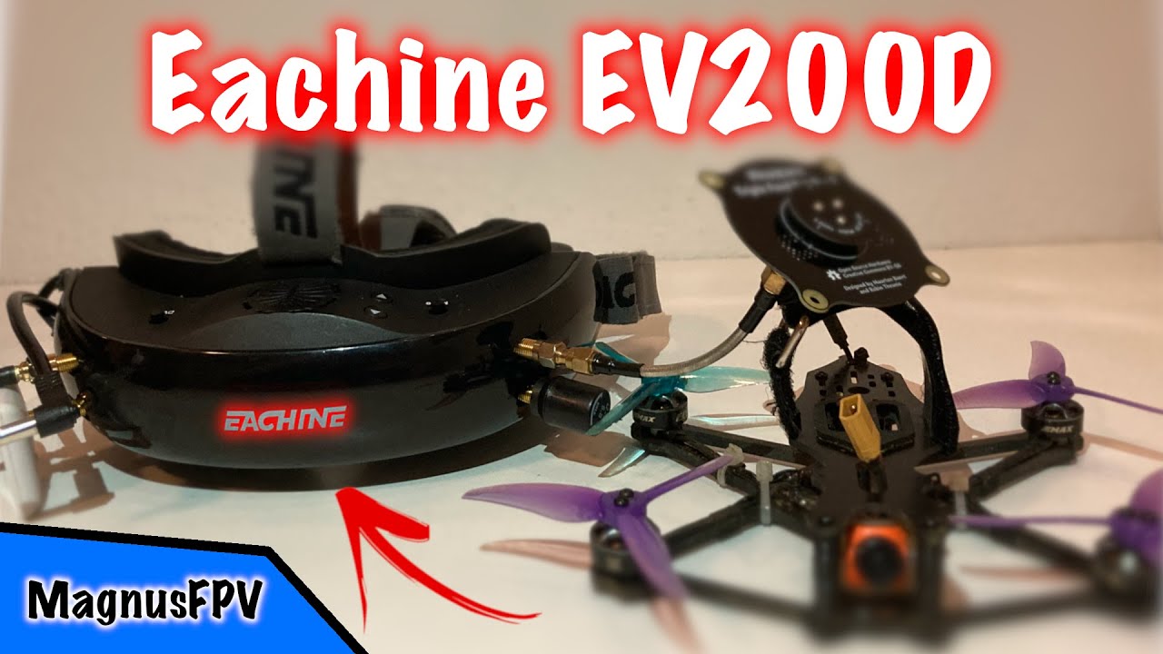 Raw FPV Drone Freestyle with the Eachine EV200D - YouTube