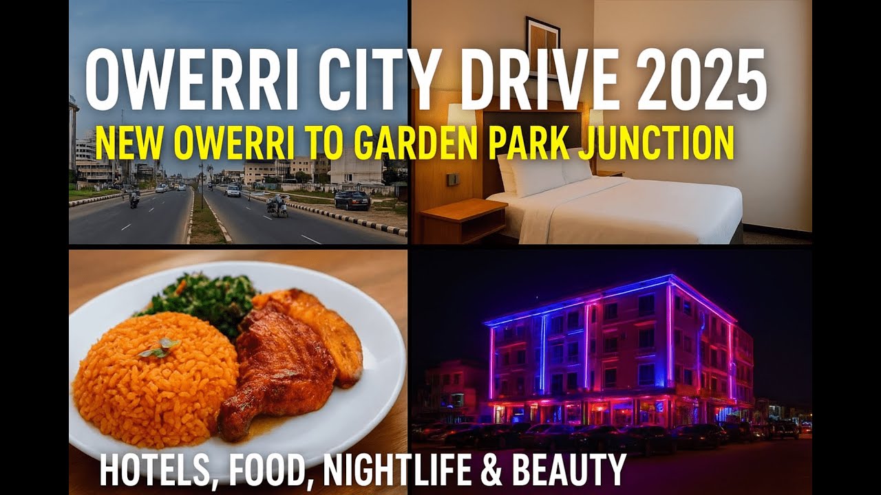 "Owerri City Drive 2025 | New Owerri to Garden Park Junction | Hotels ...