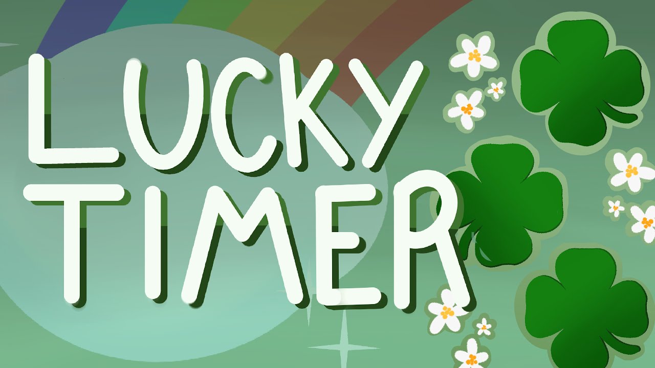 1-HOUR I 🍀 Lucky Clover Timer 🍀 I Relaxing music & Study buddy - YouTube