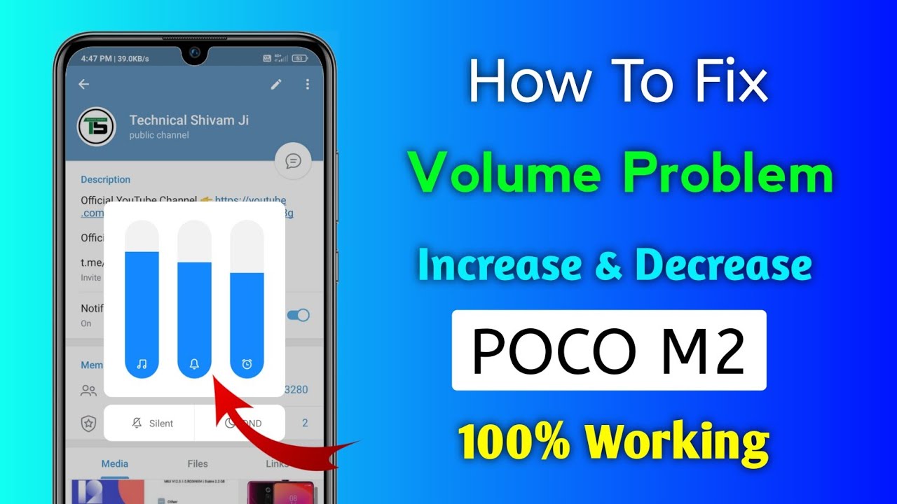 How To Fix Volume Automatic Up & Down Problem POCO M2 | 100% Working - YouTube