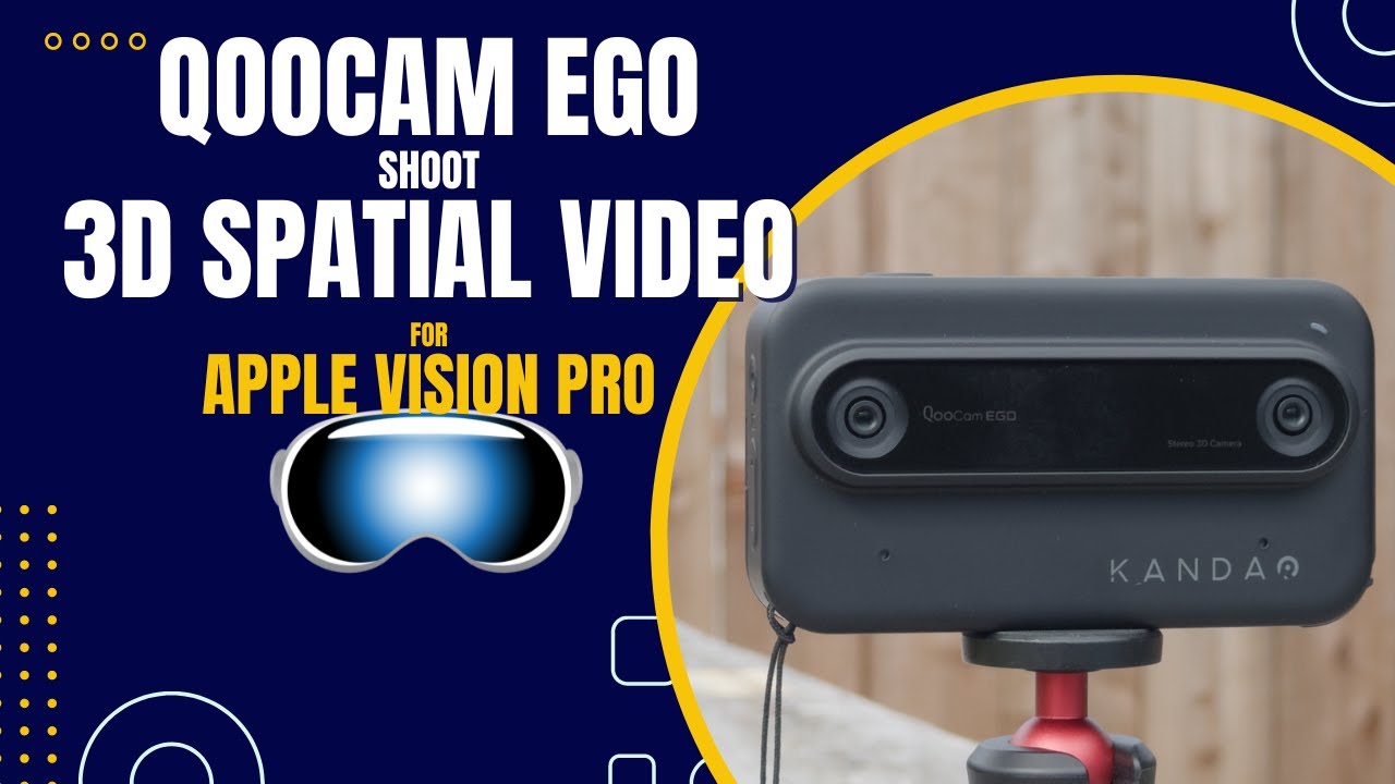 QooCam Ego 3D Camera for Spatial Video on Apple Vision Pro - YouTube