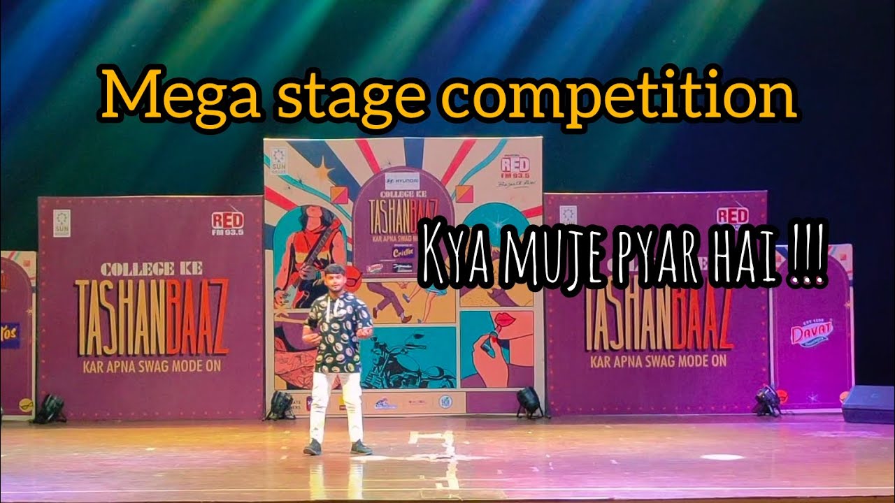 Mega stage event | Dance competition #kyamujhepyarhai#redfm93#dance#lofi#lyrical#rajkot# ...