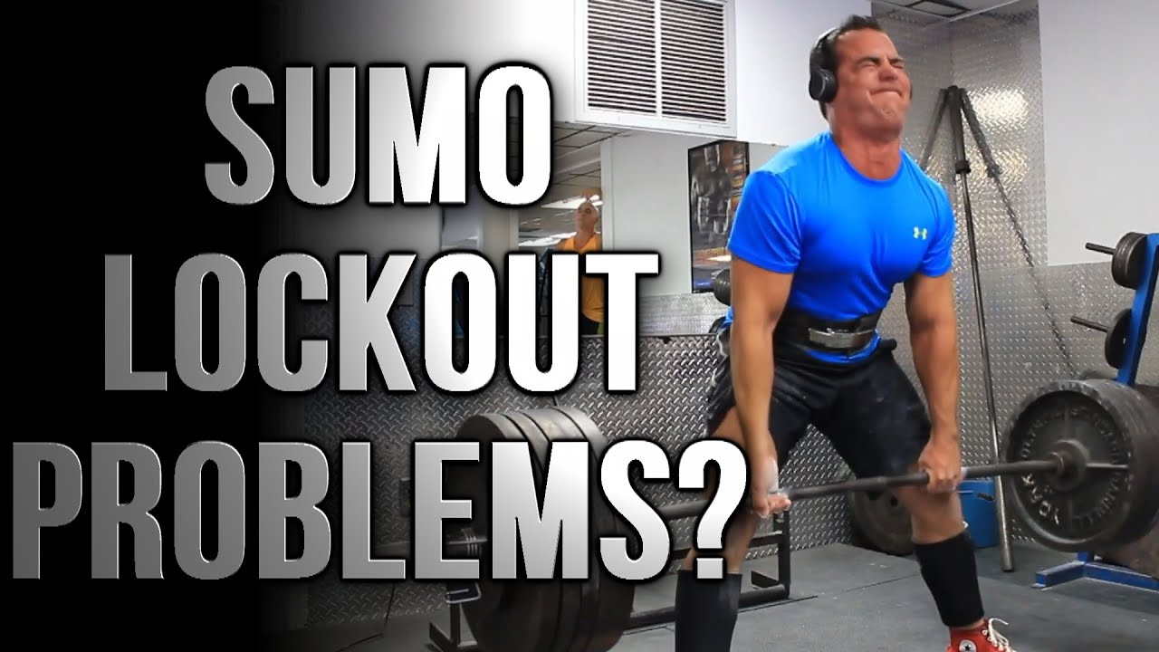 Struggle With Sumo Deadlift Lockout? - YouTube