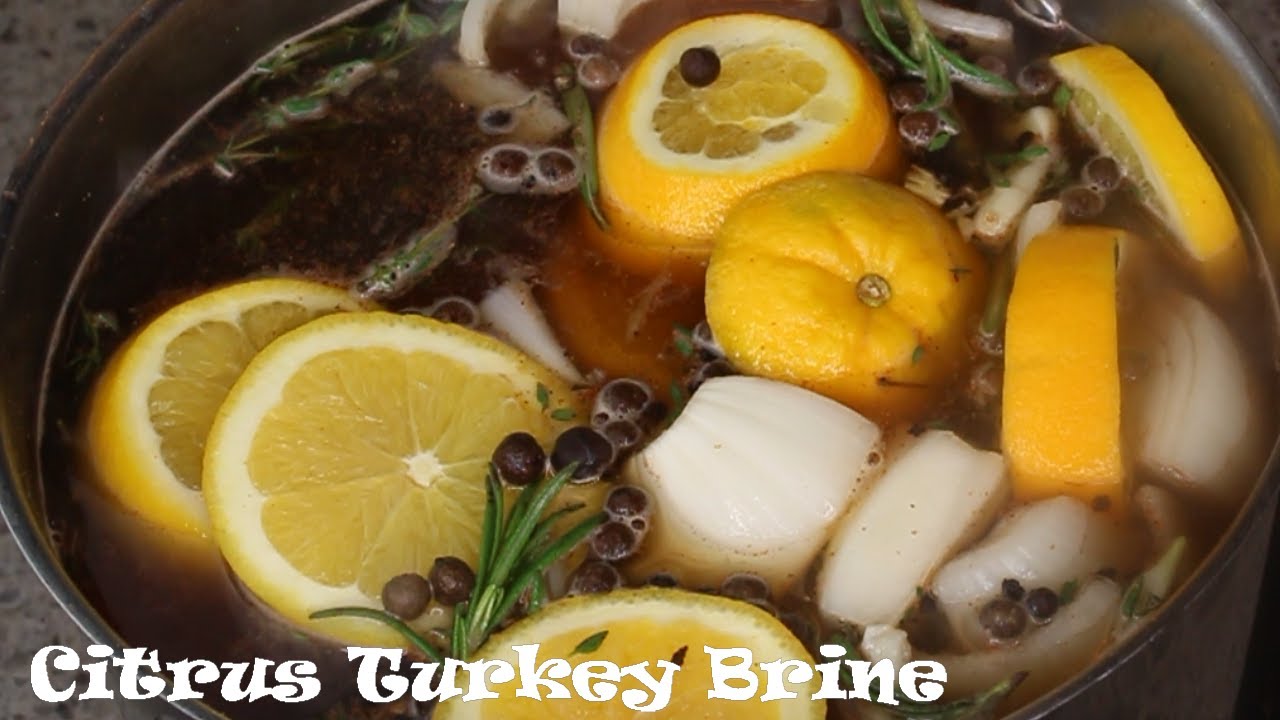 Zesty Citrus Turkey Brine - A Must-try Recipe! - YouTube