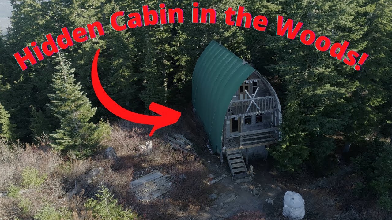 5 Hidden Cabins In The Woods! No One Knows About! Tower Cabin - YouTube