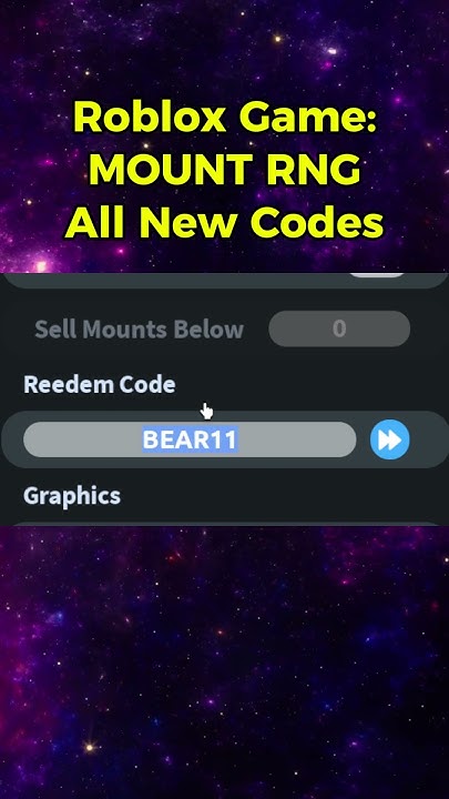 Roblox MOUNT RNG Codes 2025 - YouTube