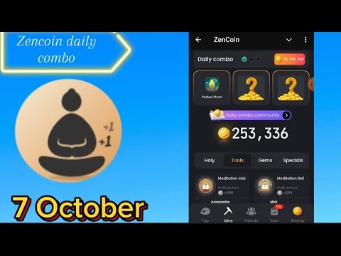 Zen coin daily combo 7 October | Zen coin today combo cards 7 October ...