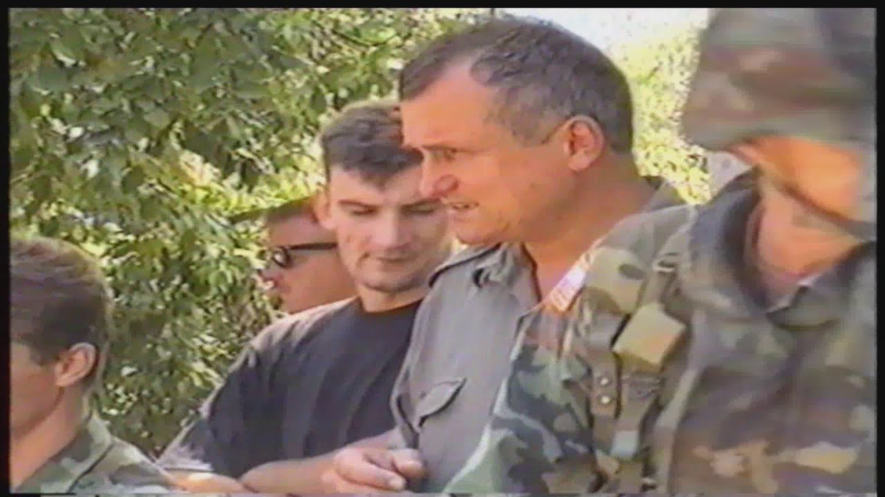 IFOR Finnish Peacekeeper filming in Bosnia and Herzegovina 9.7.1996 ...