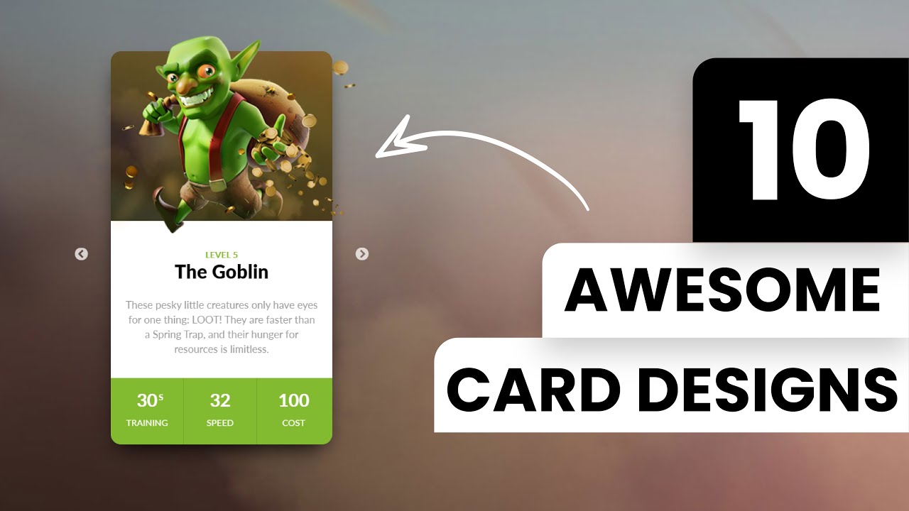 10 Awesome Cards Designs You Should Check Out - YouTube