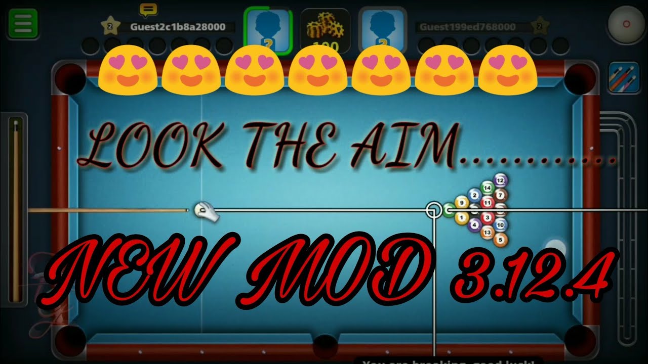 8 ball pool aim hacked new updated mod!! Regard By KARAN RAJAWAT ...