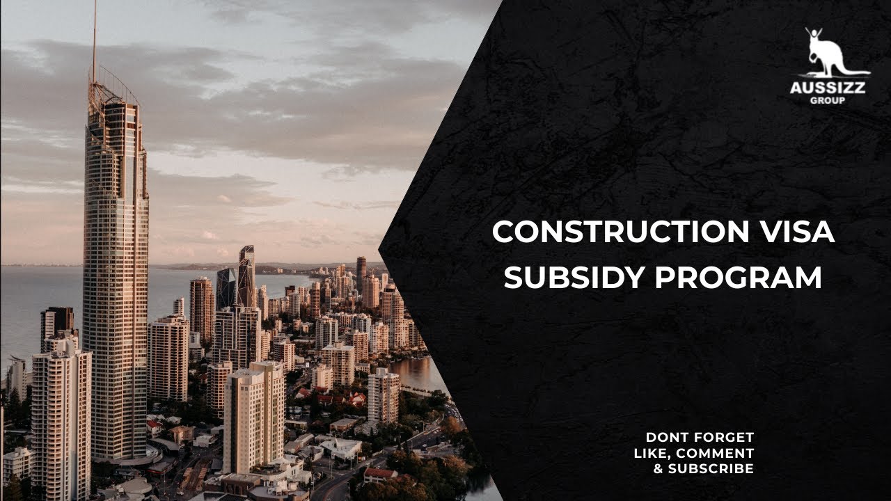 Construction Visa Subsidy Program in Western Australia - YouTube