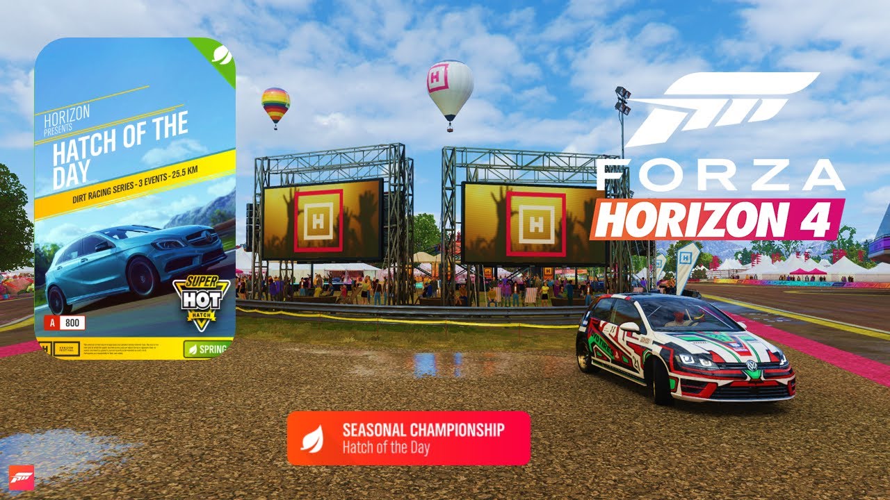 Forza Horizon 4-Seasonal Championship Spring(Hatch of The Day) - YouTube