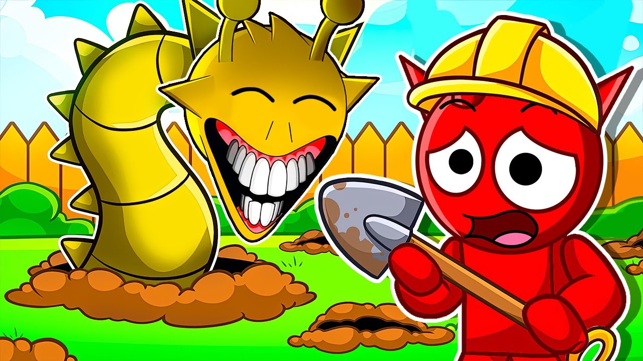 Raddy Encounters Simon Worm Attack in Roblox Incredibox Sprunki ...