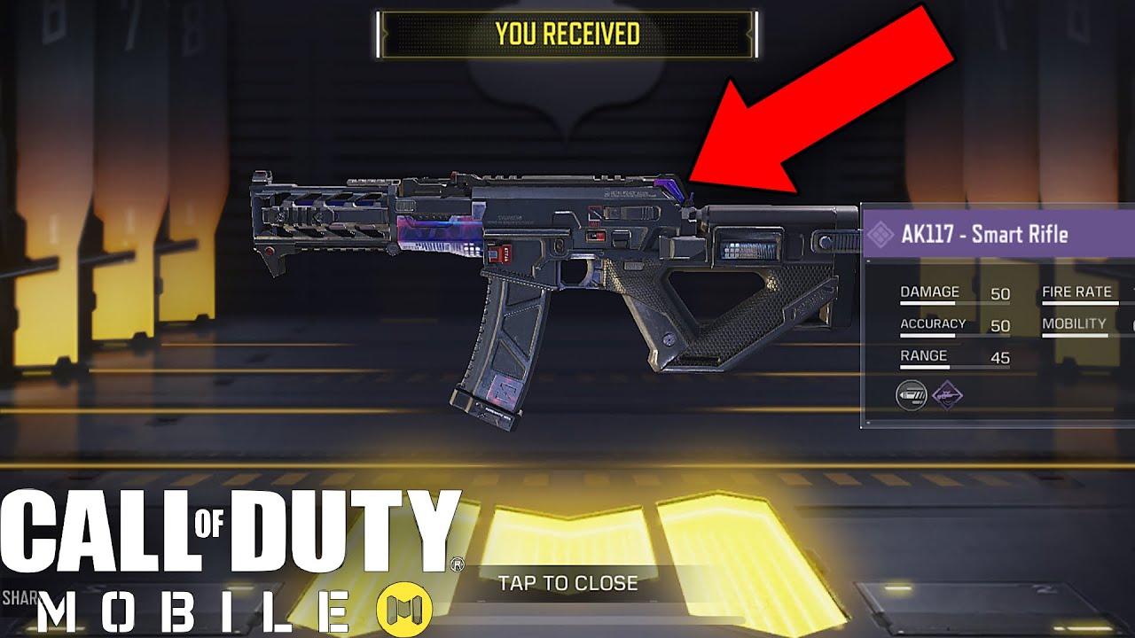 Call of Duty Mobile - UNLOCKING EPIC AK117 SMART RIFLE SKIN + GAMEPLAY ...