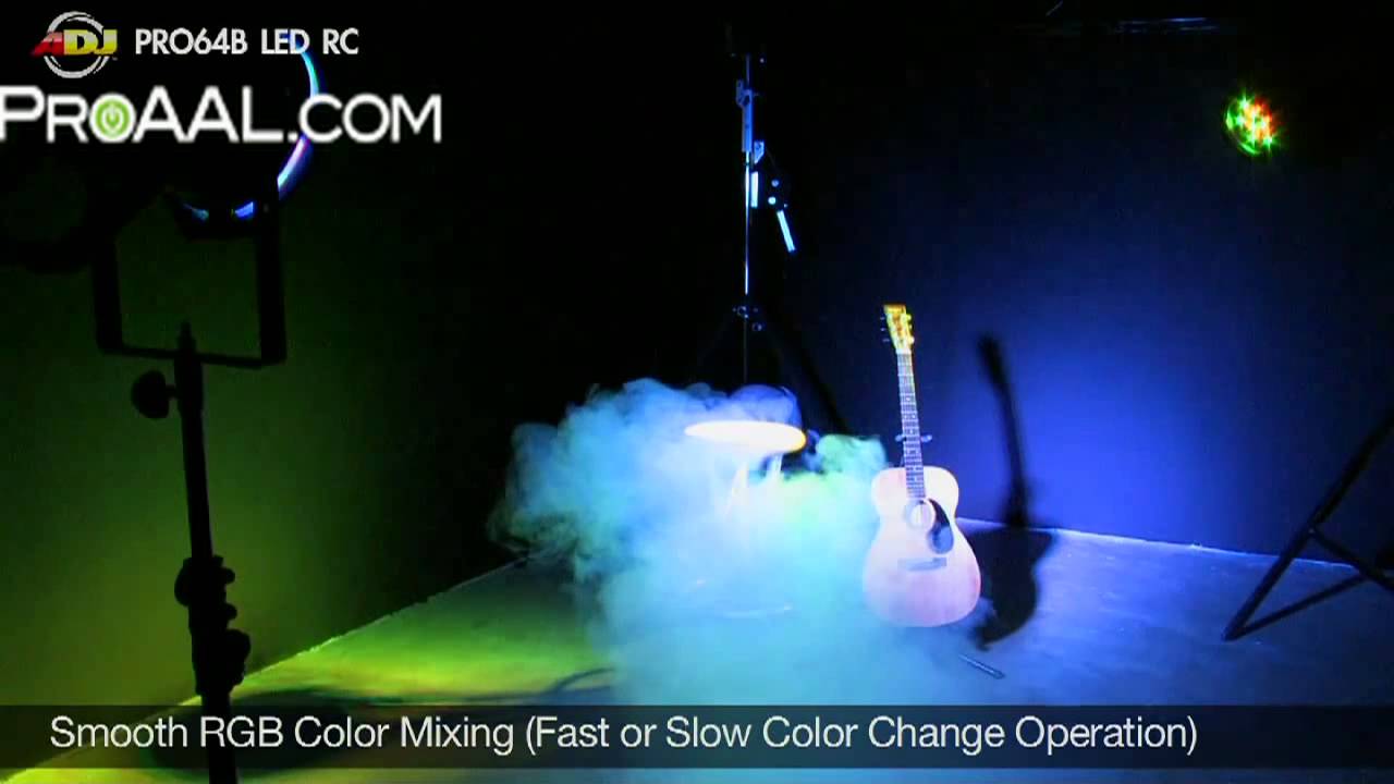 American DJ Pro 64B Led RC - YouTube