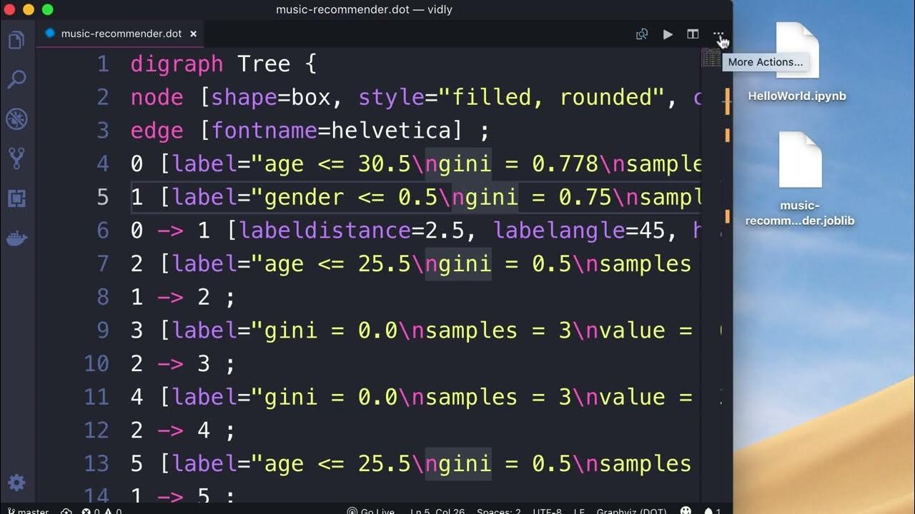 Python #160 - Visualizing a Decision Tree [By Mosh Hamedani] - YouTube