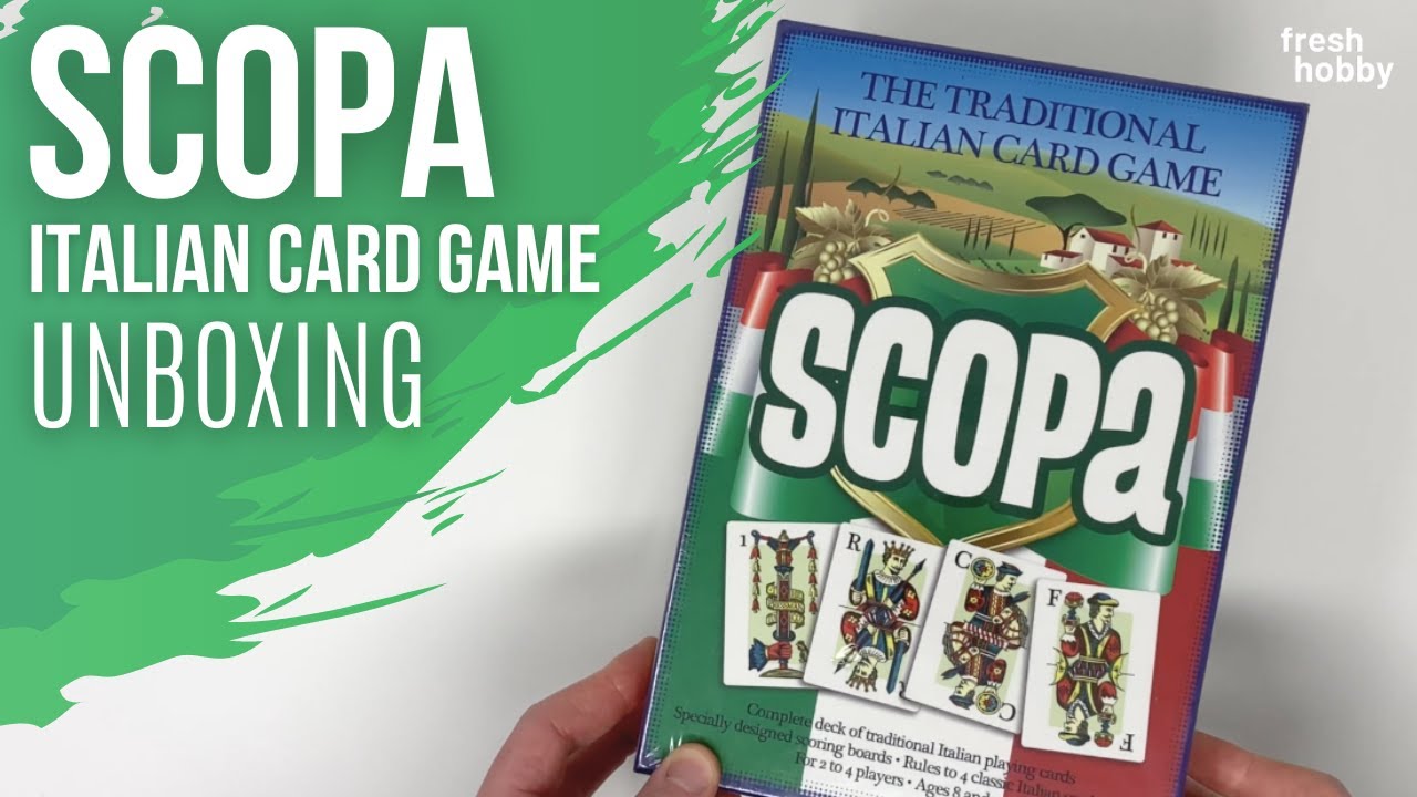 Scopa - Traditional Italian Card Game [Unboxing] - YouTube