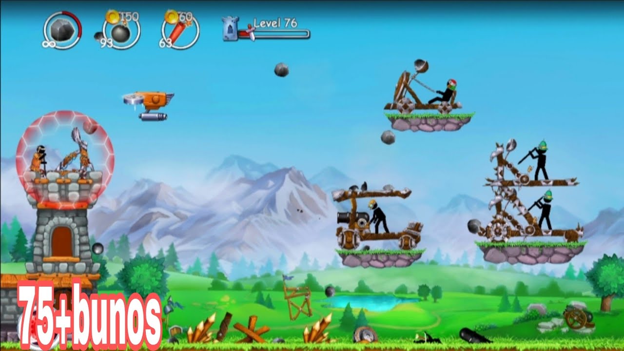 The Catapult2 Game | Bone Master Level 75+bunos | andriodgameplay ...