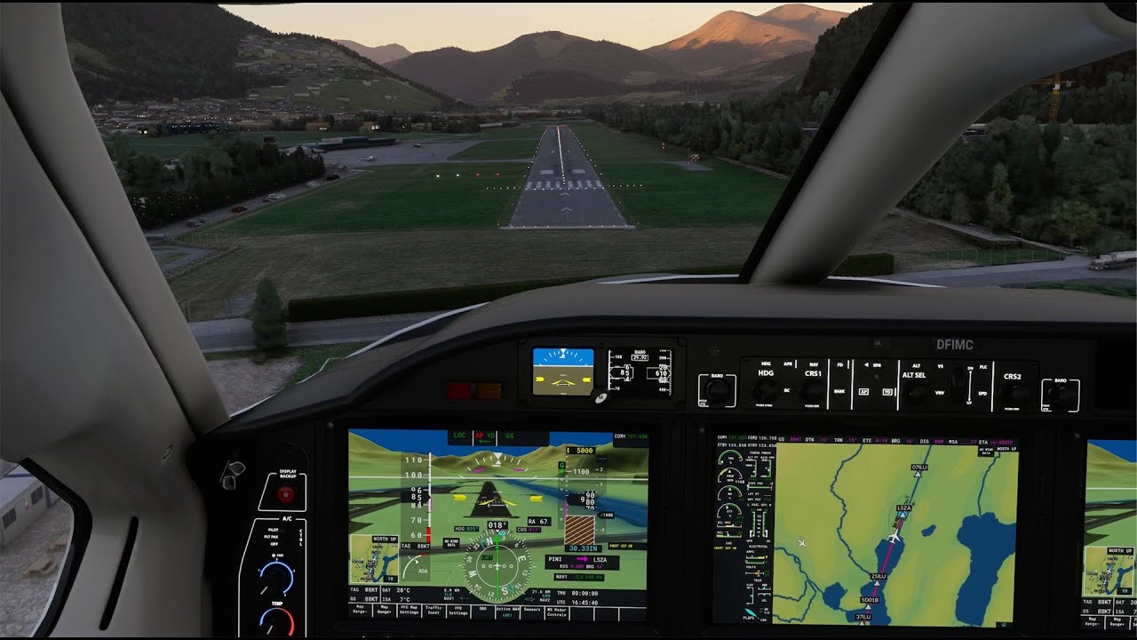 MSFS 2020 – TBM 930 – LSZH-LSZA IGS 01 (Lugano) - YouTube