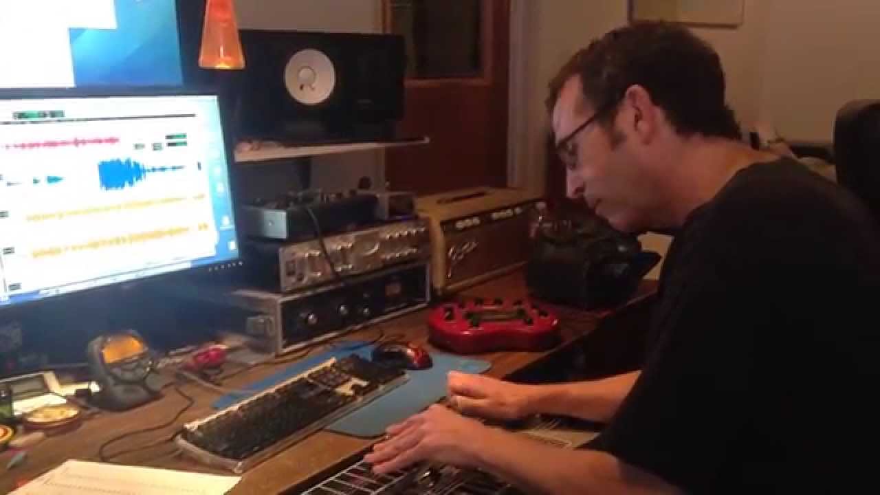 Marty Rifkin ripping up a solo for Leah West song - YouTube