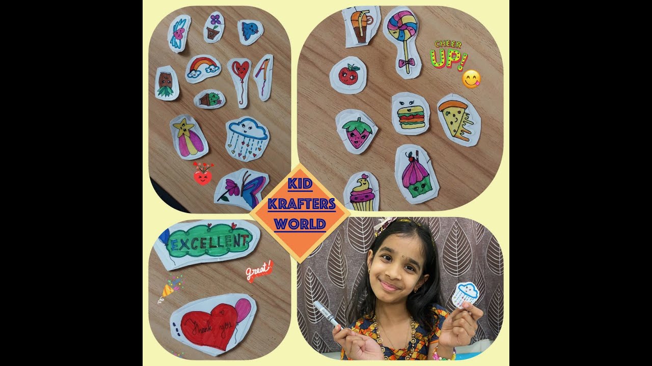 DIY Favourite Stickers | Easy Fun Activity - YouTube