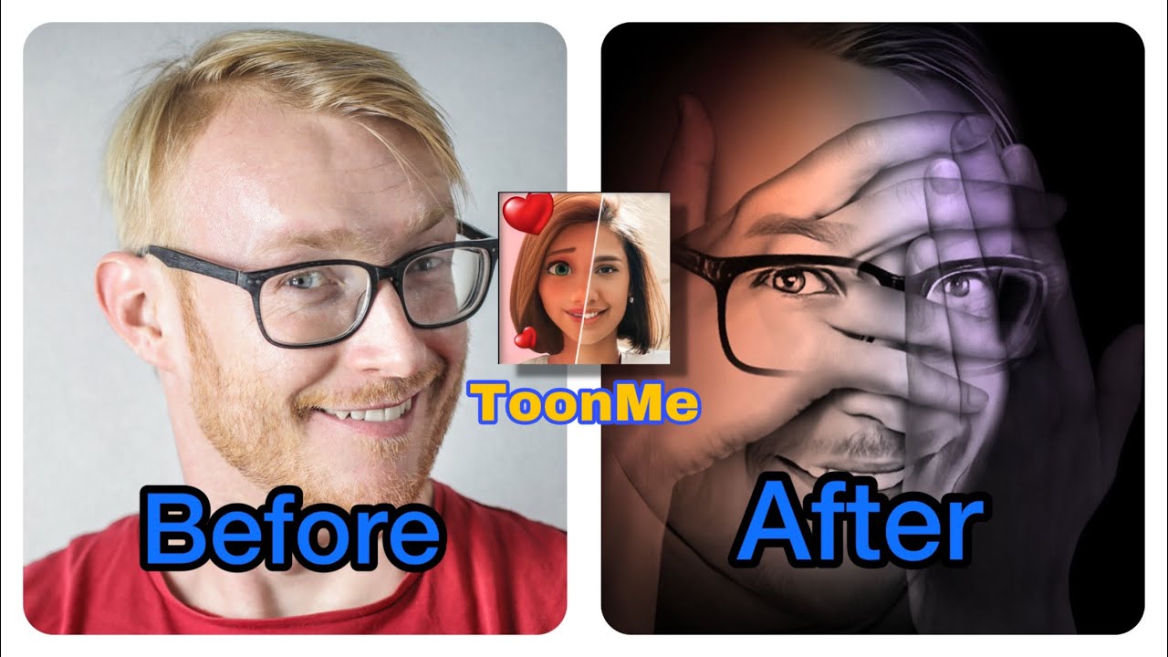How to use ToonMe app cartoon your self || tutorial ( man ) - YouTube