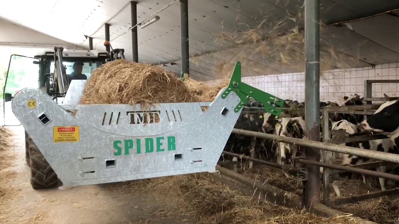 Rundballeauflöser, rundballeabwickler,Einstreugerät Bale Spreader ...