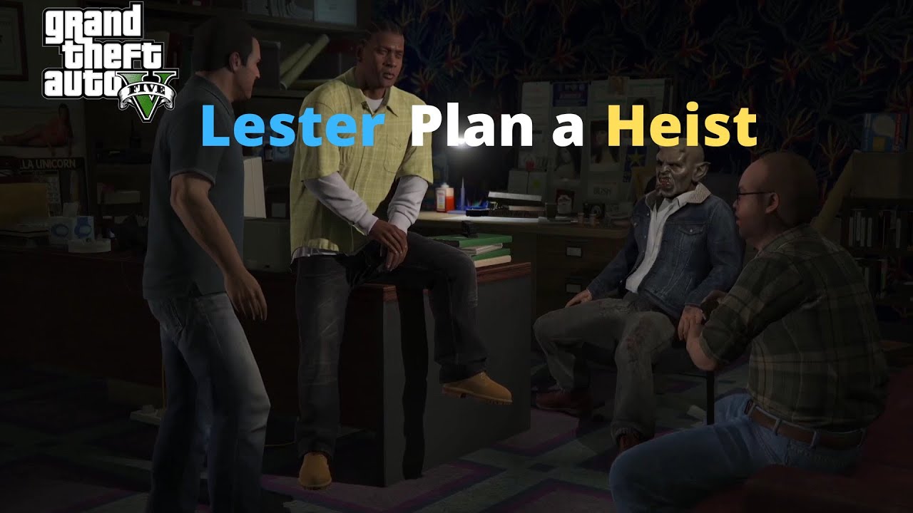 GTA 5 Lester Plan a Heist Episode no 1 || Kpoon Gaming - YouTube