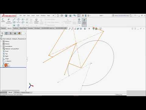 LOFTED BEND - Solid Works Tutorial