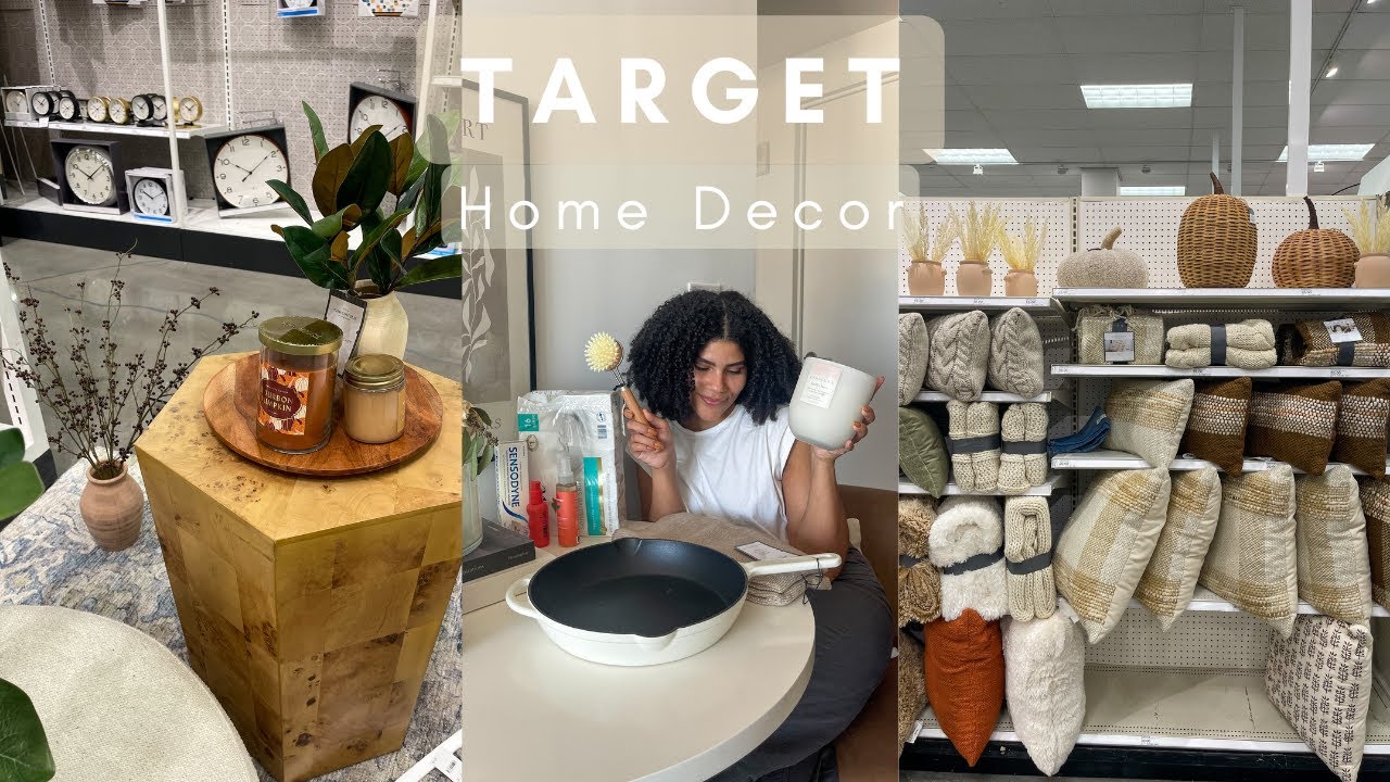 TARGET SHOP WITH ME & Home Haul | New In Fall decor - YouTube