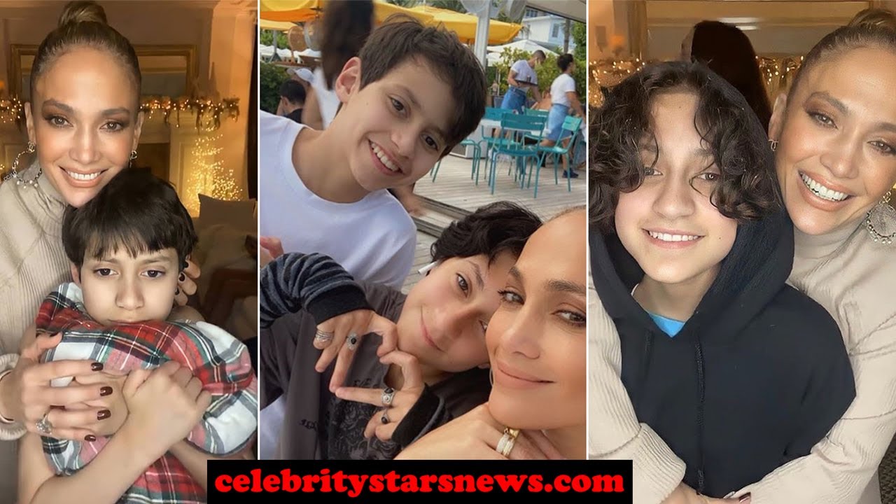 Jennifer Lopez (JLo) Kids "Max and Emme" New Look (Video) 2021 - YouTube