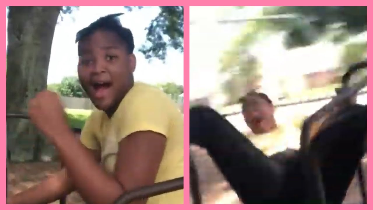 She Really Fell Off Of It Bruh LMAO - YouTube