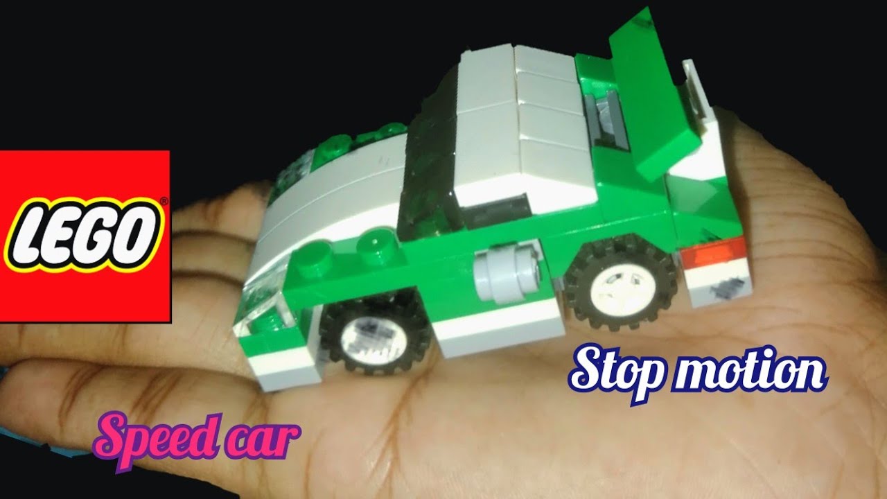 Car | stop motion | fake lego | motion video | fun - YouTube