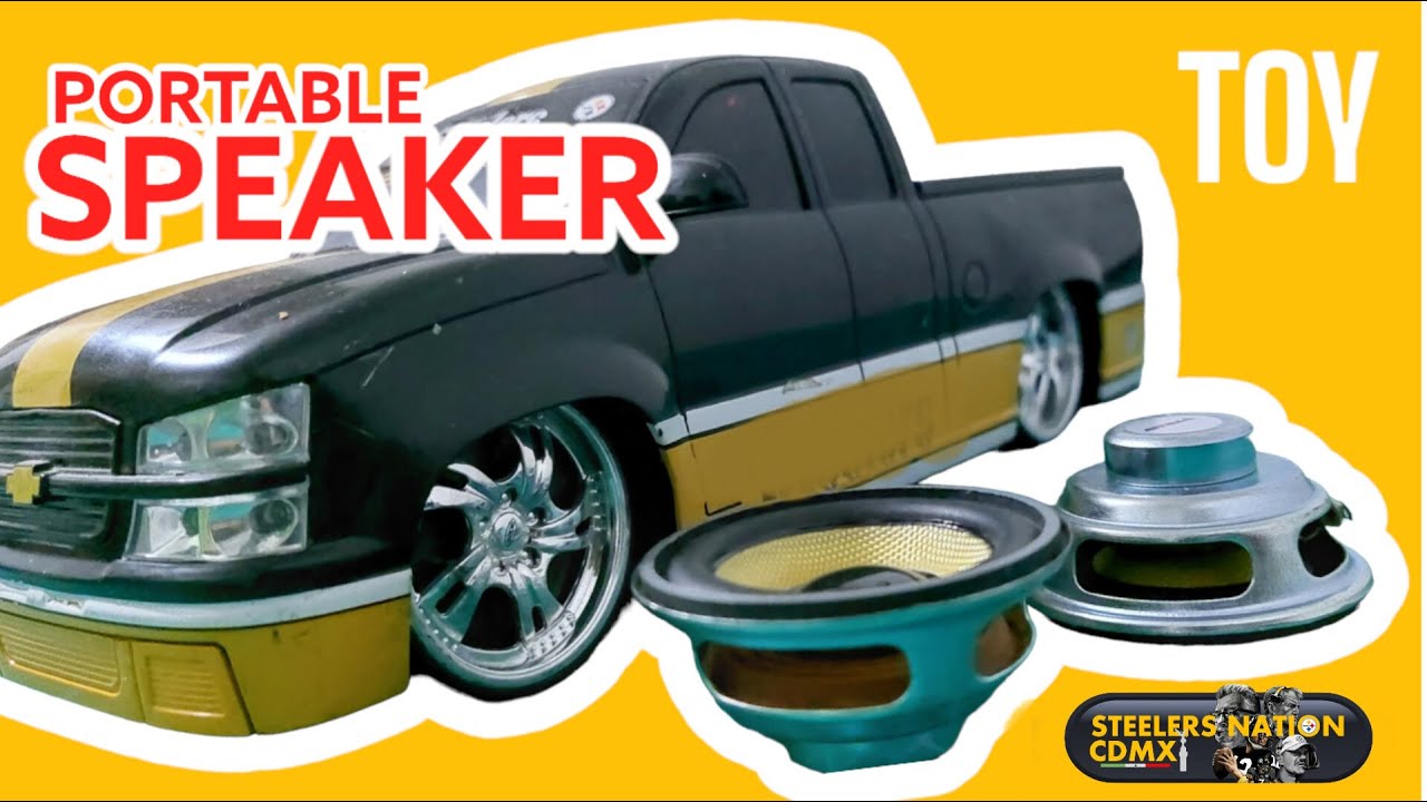 DIY Old RC Car turned into a Portable Bluetooth with Aiyima Speakers ...