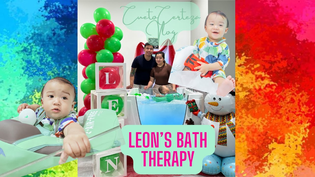Leon first time bath therapy | CCchannel - YouTube