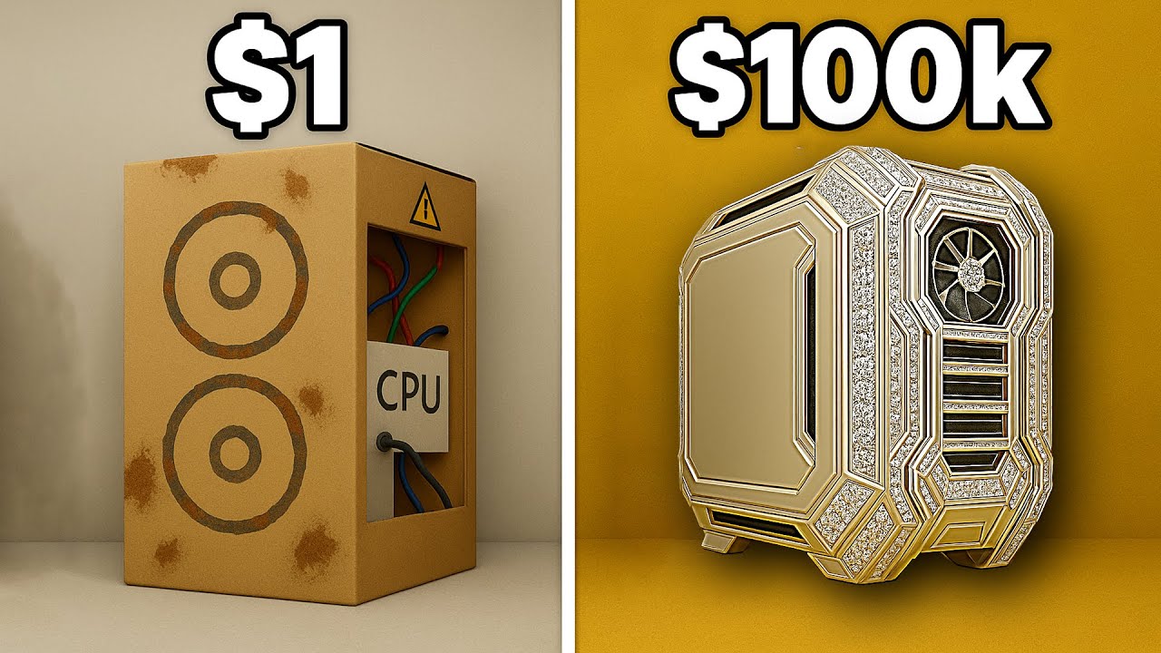 $1 Vs $100,000 Gaming Pc - YouTube