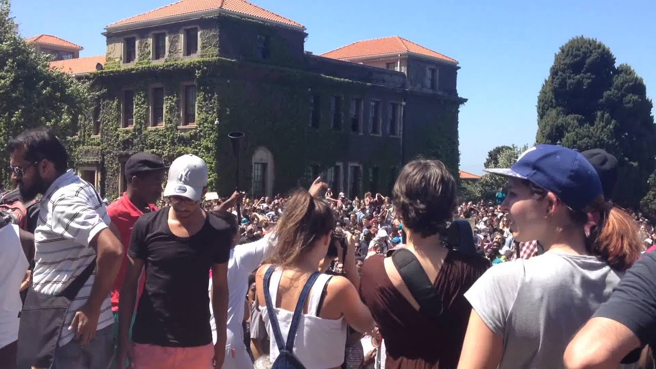 Fees Must Fall Protest UCT Oct 22 2015 - YouTube