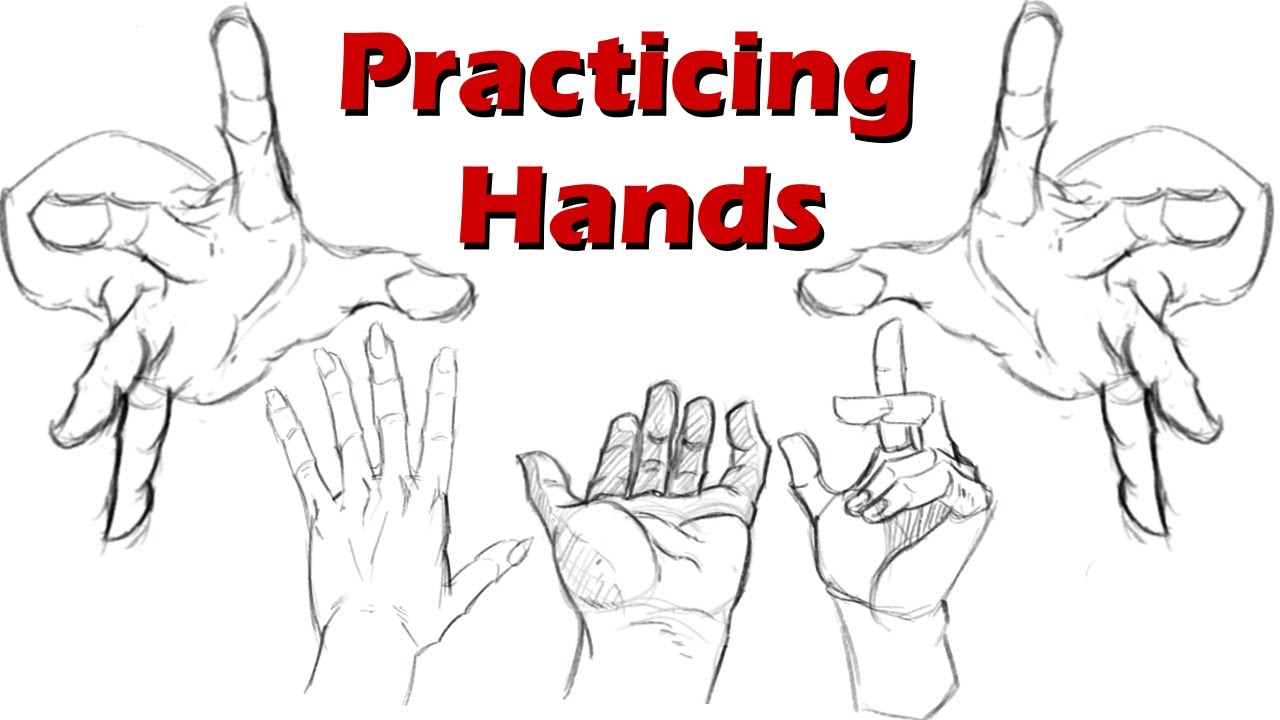 This is How I Practice Drawing Hands - YouTube