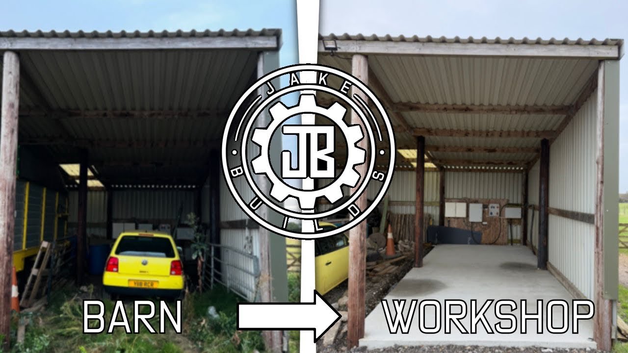 Converting A Barn to A Workshop! - YouTube