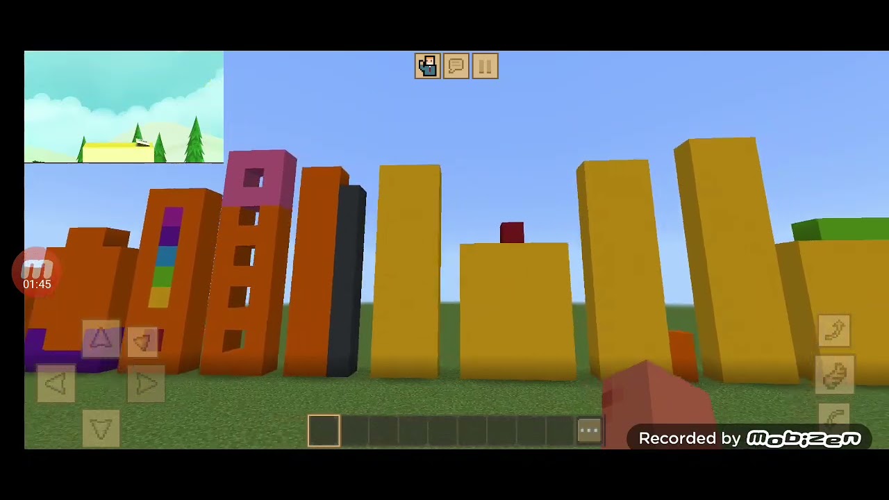 numberblocks no minecraft (deu 4 horas para fazer) - YouTube
