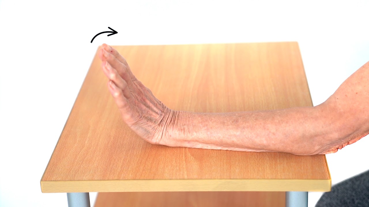 Senior Exercises | Hand Therapy | Wrist Extension Table Mobilisation ...