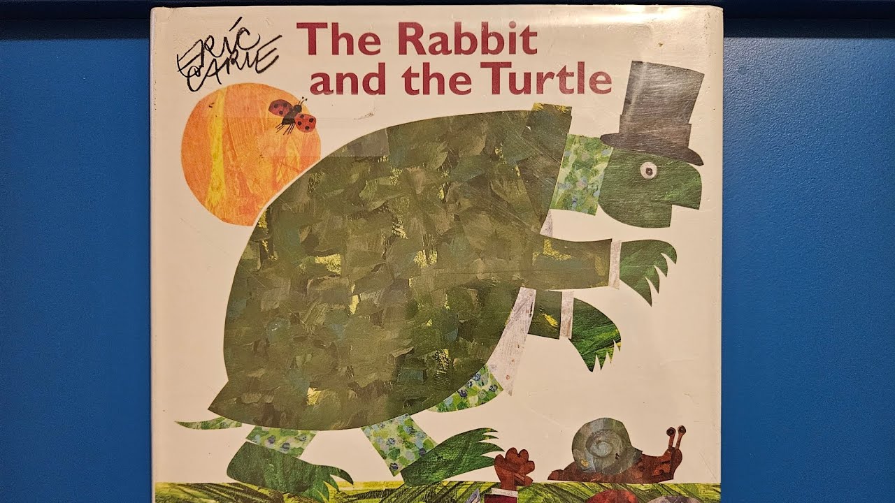 The Rabbit and the Turtle Slow and Steady wins the race #running#race# ...