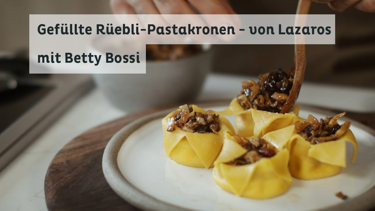 Gefüllte Rüebli-Pastakronen - Rezept von Lazaros Kapageoroglou mit ...