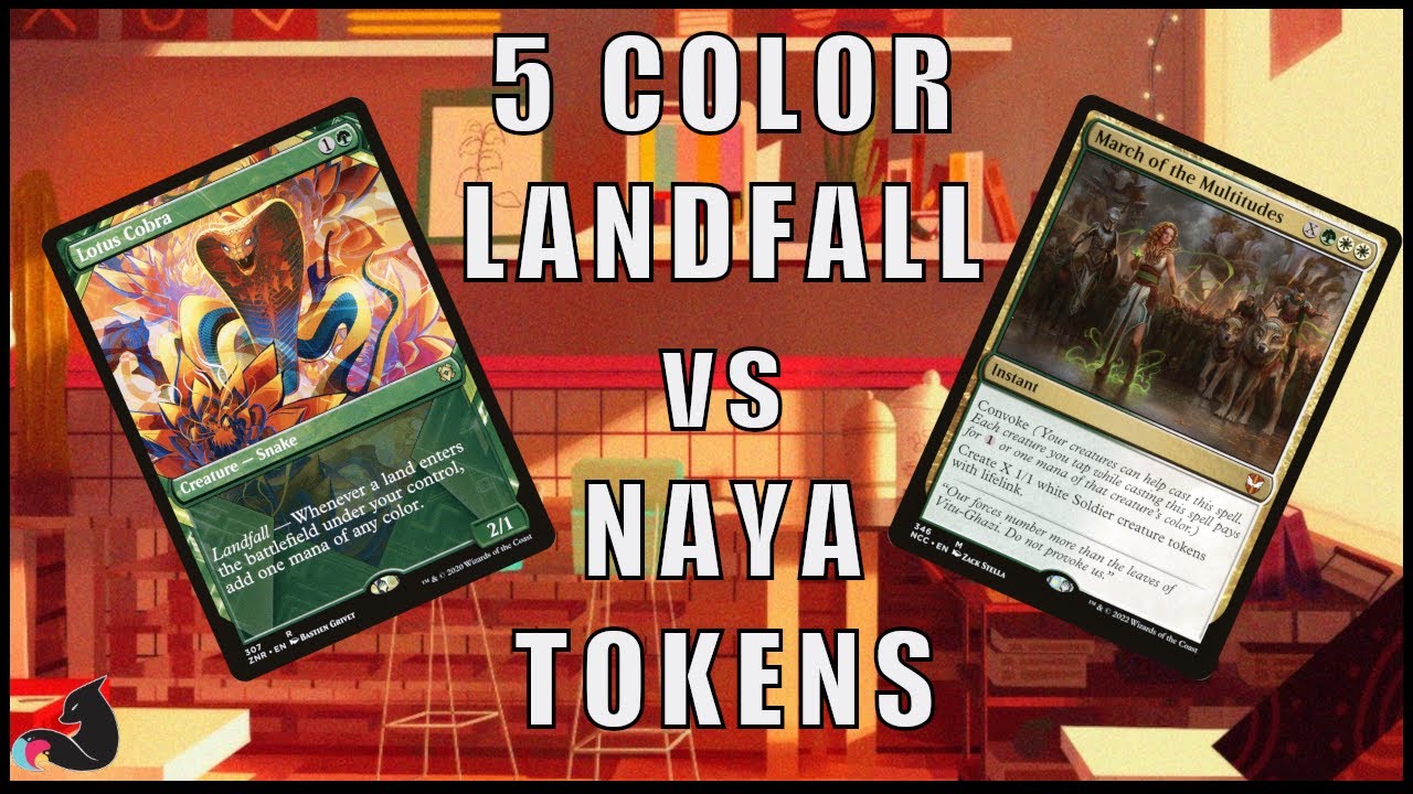 That card does WHAT!? | 5 Color Landfall vs Naya Tokens - YouTube