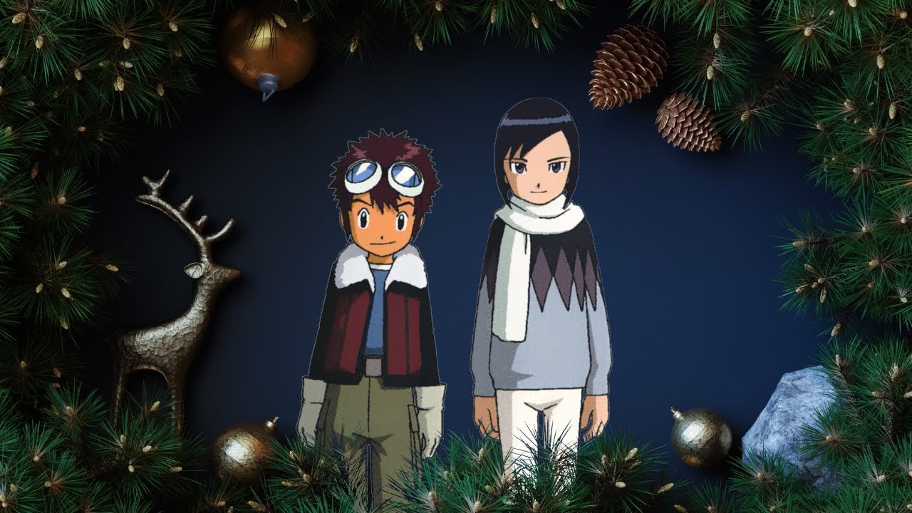 Digimon Christmas Wallpaper