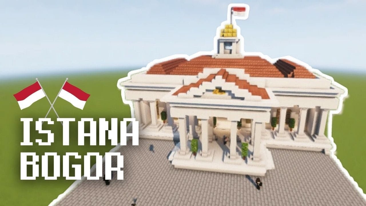 bikin ISTANA BOGOR di Minecraft! | Minecraft Bogor Palace | Build ...