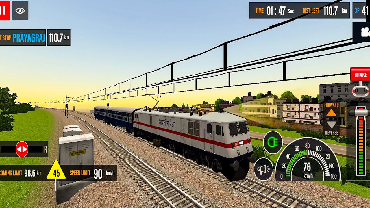 highly realistic train simulator game || Indian Train Simulator ...