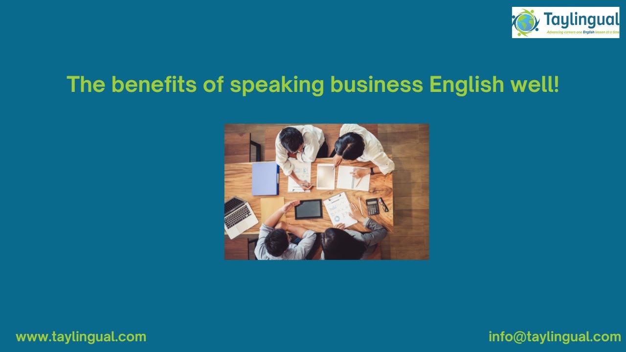 5 benefits of speaking business English well! - YouTube