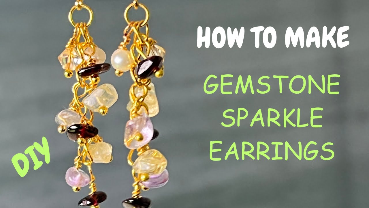 EARRINGS / WIRE JEWELRY MAKING TUTORIAL - YouTube