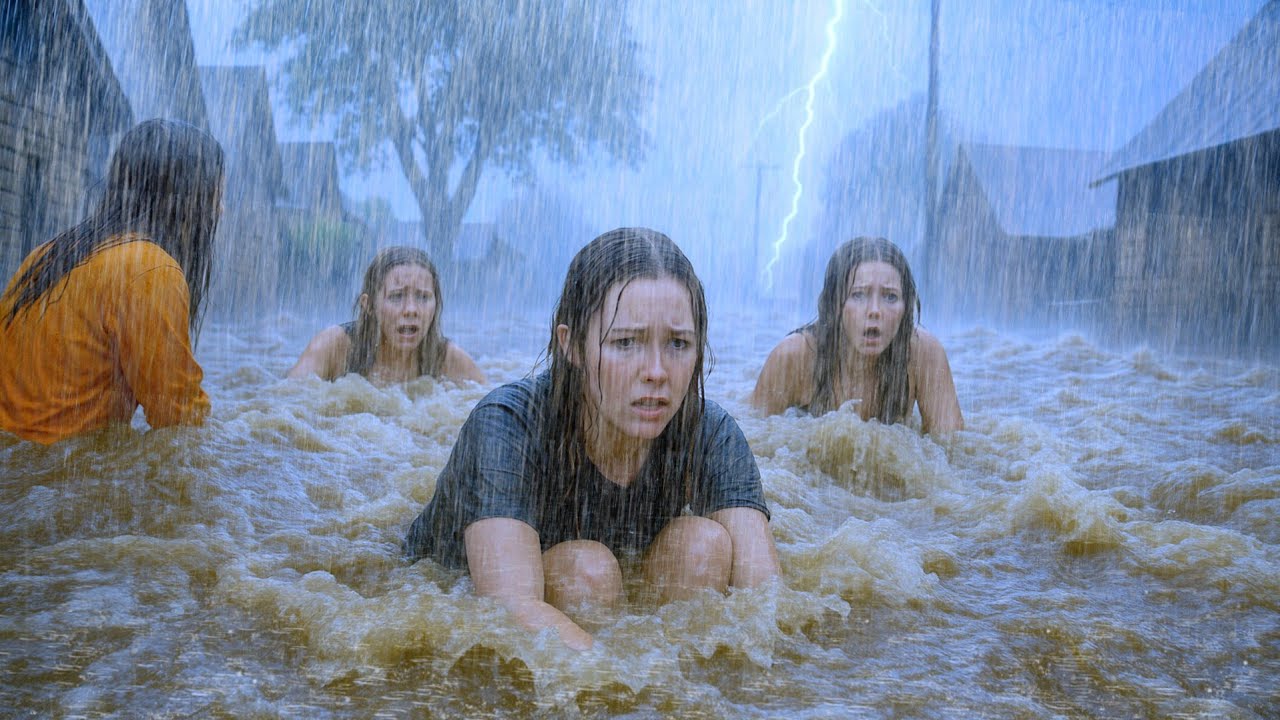 THE MOST EXTREME RAINSTORM IN INDONESIA! CITY DROWNS UNDER TORRENTIAL ...